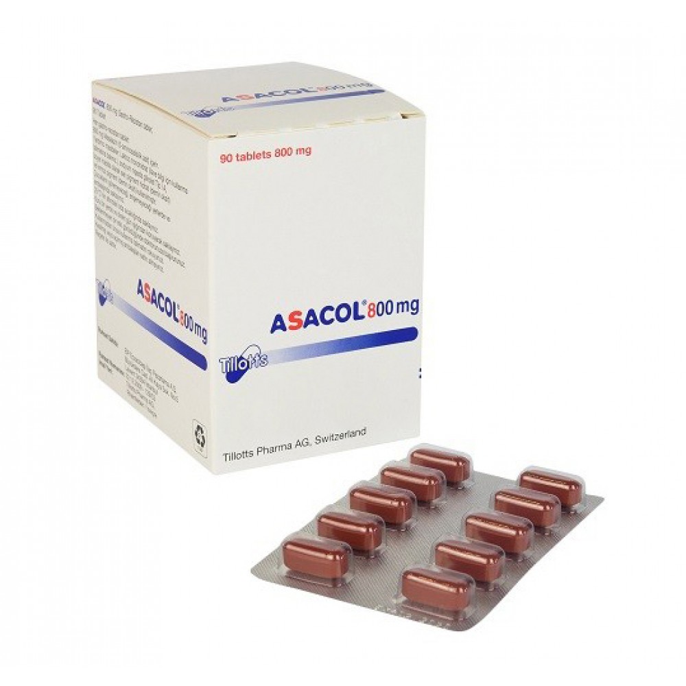 Asacol 800 mg 90 tabs - Asac Silver
