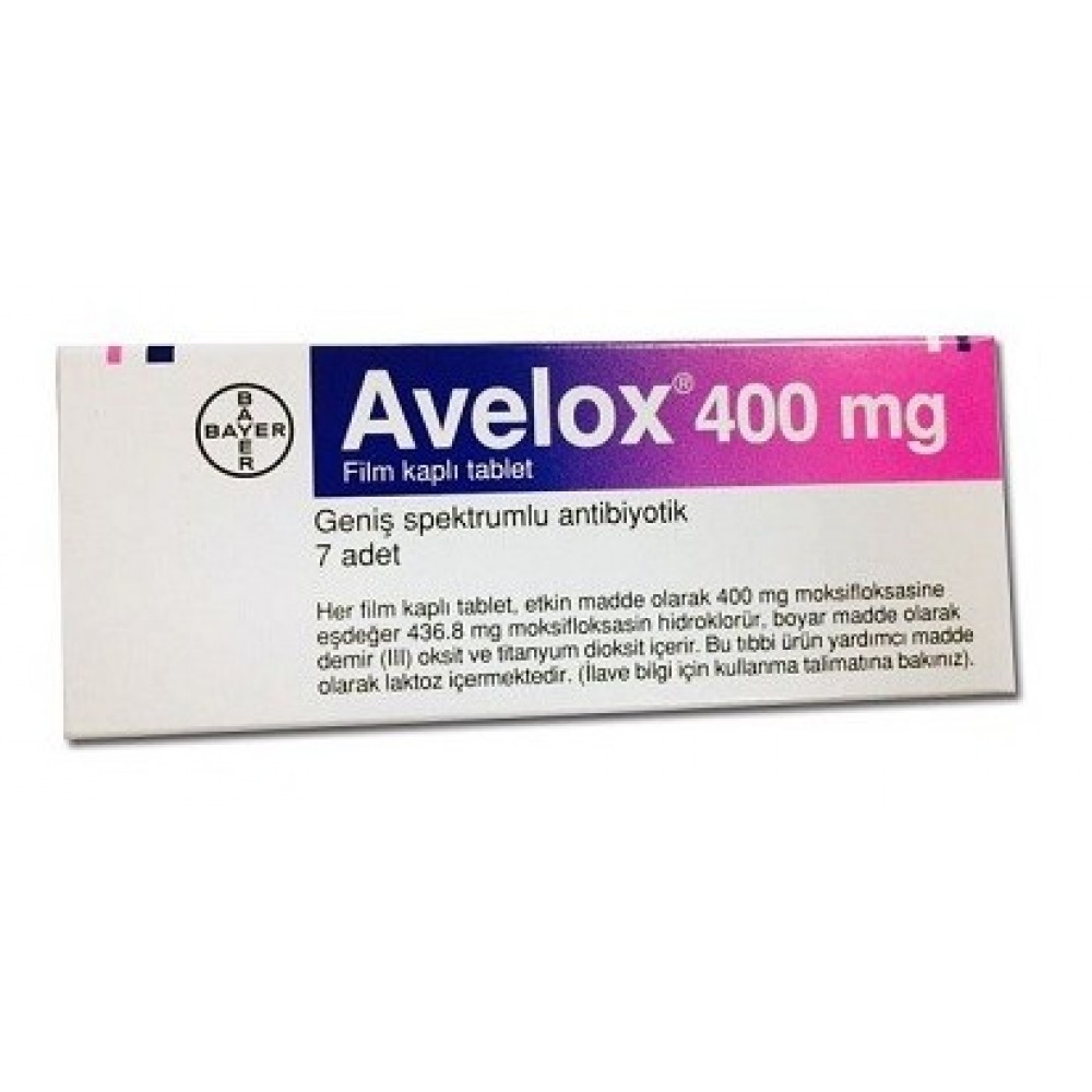 Avelox 400mg 7 tabs - Veloxa Barring