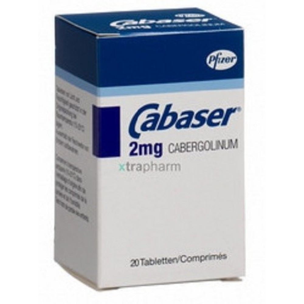 Cabaser 2 mg 20 tabs - Cabara Set