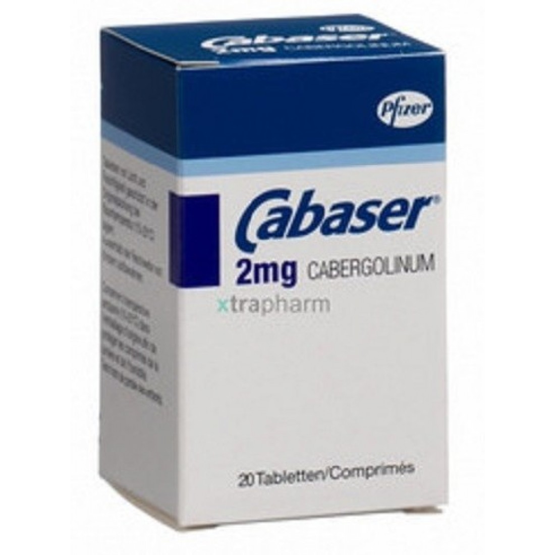Cabaser 2 mg 20 tabs - Cabara Set