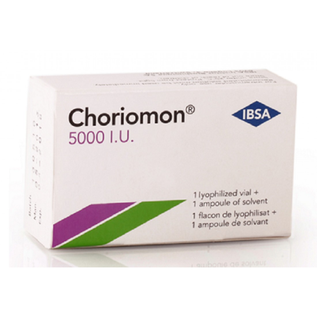 Choriomon, Pregnyl 5000 I.U. 1 vial - Chorion Silver