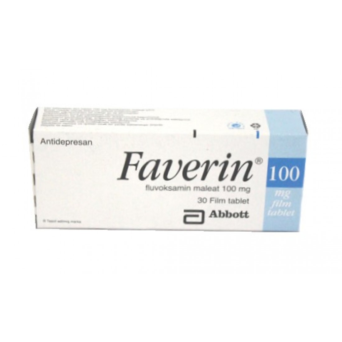 Faverin 100 mg 30 tabs - Fave Silver