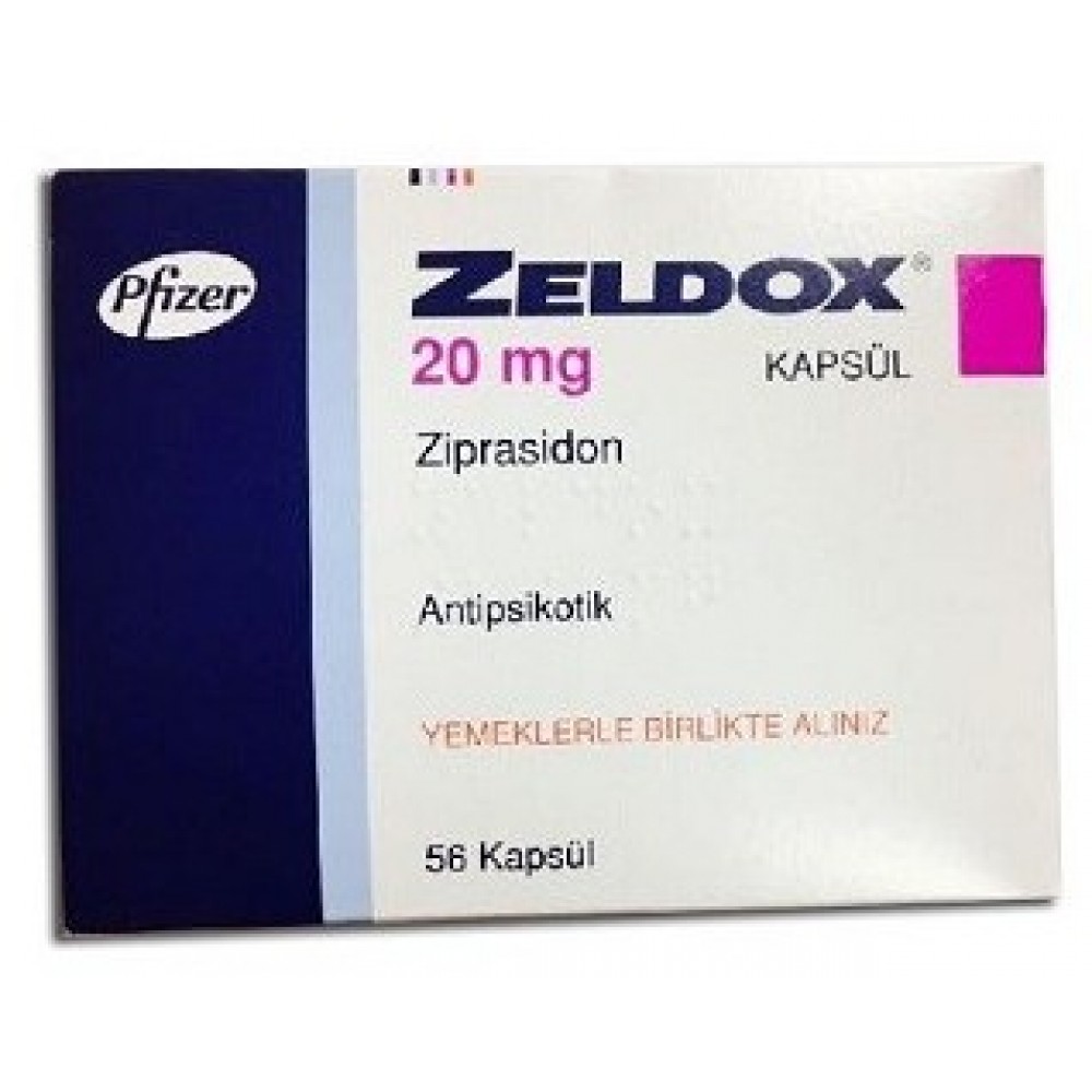 Zeldox (Geodon) 20mg 56 caps - Zeldosa Bracalet